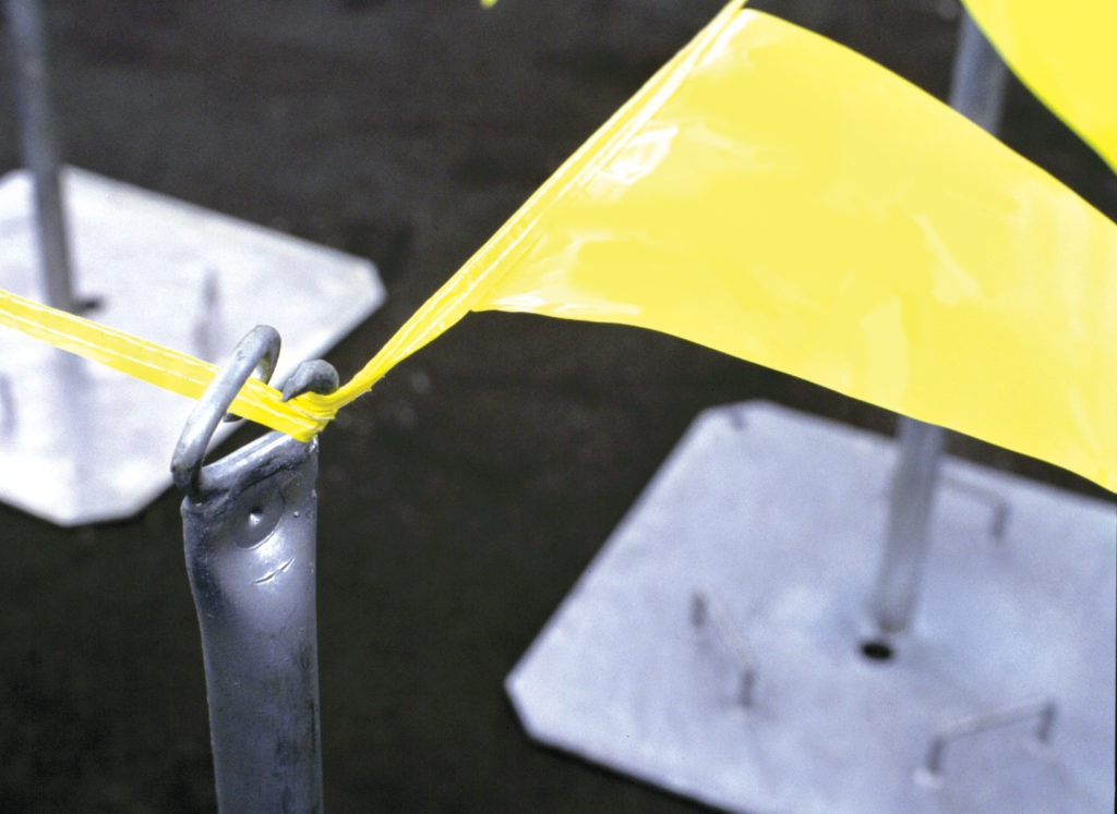 GALVANIZED WARNING LINE SYSTEM