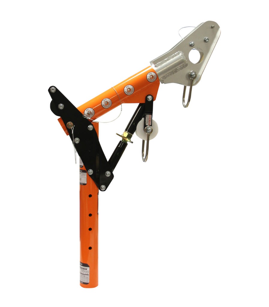 Fall Tech Davit Arm, 12" to 29" w/ Receiver bracket
