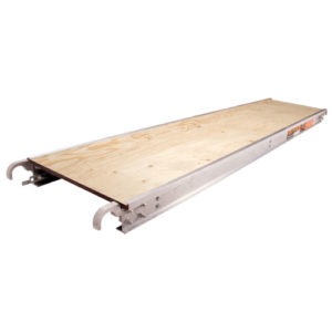 ALUMINUM PLATFORM WITH 5/8” PLYWOOD DECK