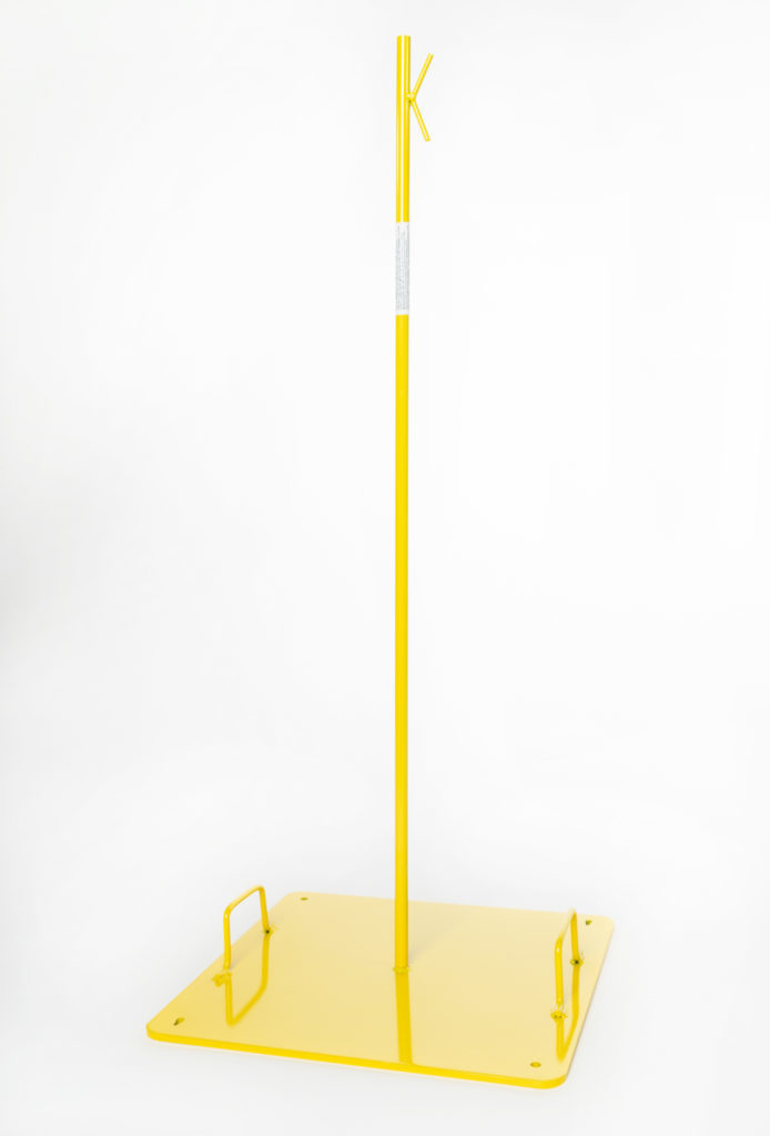 ACRO Heavy Duty Warning Line Set of 4 with Posts & Flags