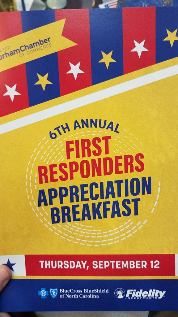 6th Annual First Responders Appreciation Breakfast